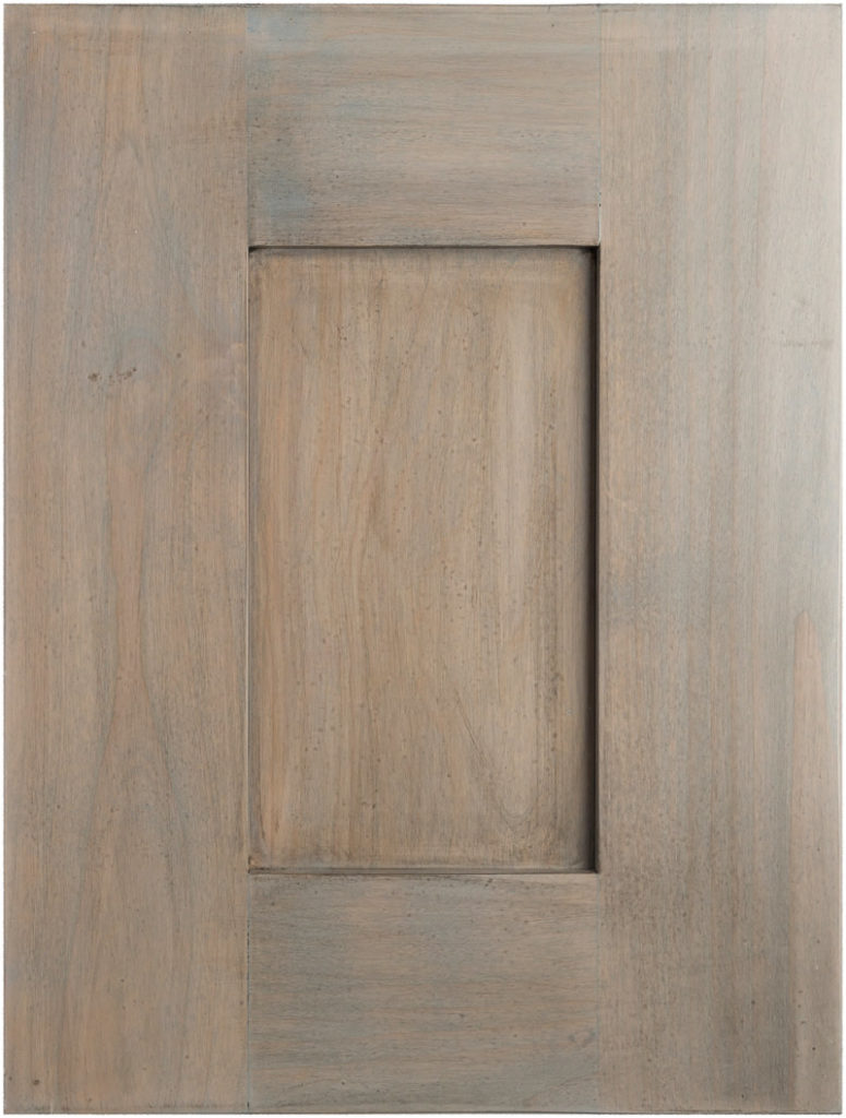 Weathered Gray with Black Glaze